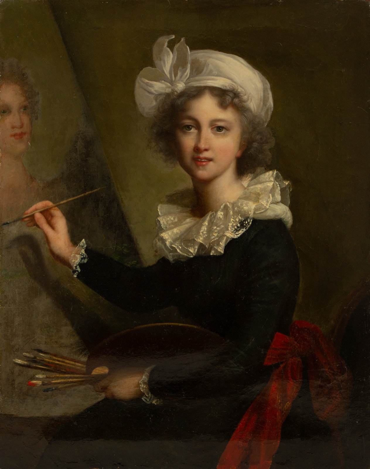 Élisabeth Vigée Le Brun | Self-Portrait at the Easel | MutualArt