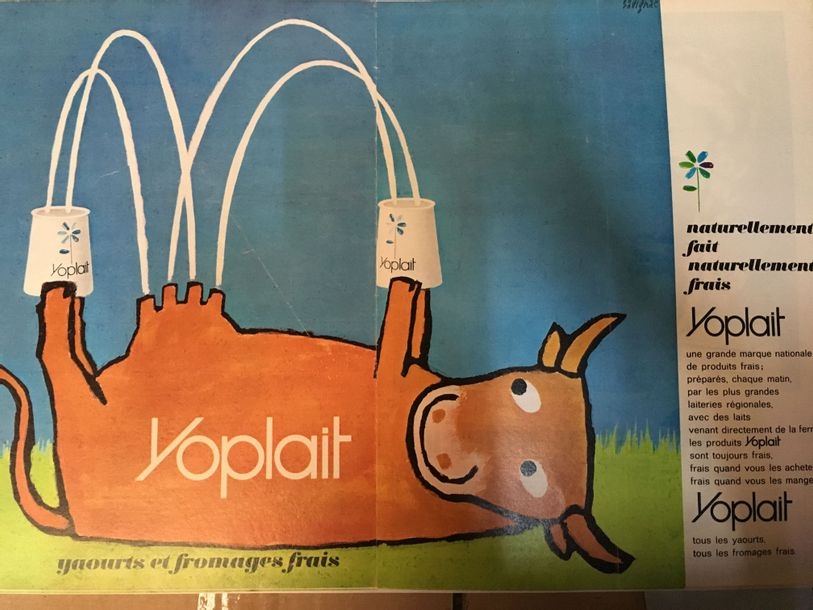 Raymond Savignac | D'après Raymond SAVIGNAC Yoplait ; Fromaggino Mio ...