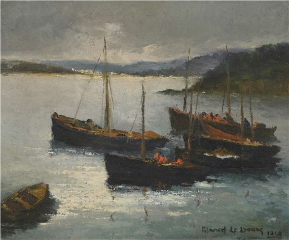 Marcel Le Doare | Douarnenez les Plomarc'h (1948) | MutualArt
