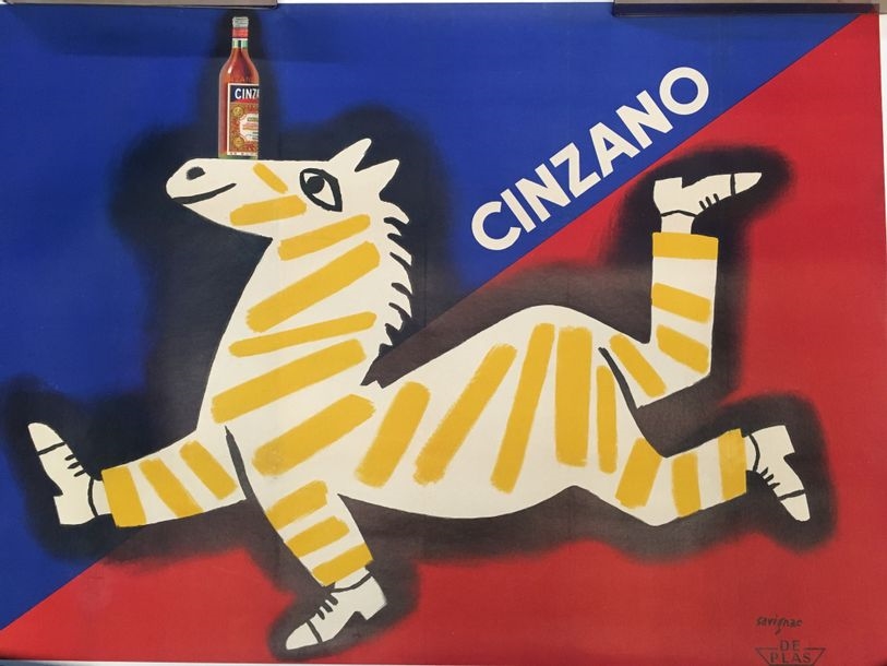 Raymond Savignac | D'après Raymond SAVIGNAC Cinzano 1 affiche en ...