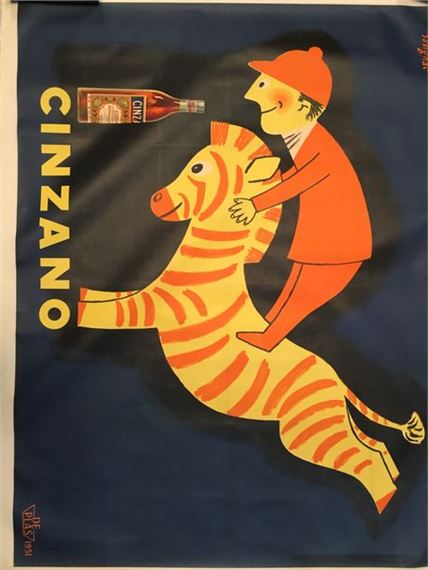 Raymond Savignac | D'après Raymond SAVIGNAC Cinzano 1 affiche en ...