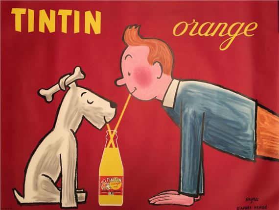 Raymond Savignac | D'après Raymond SAVIGNAC et HERGE Tintin orange 1 ...