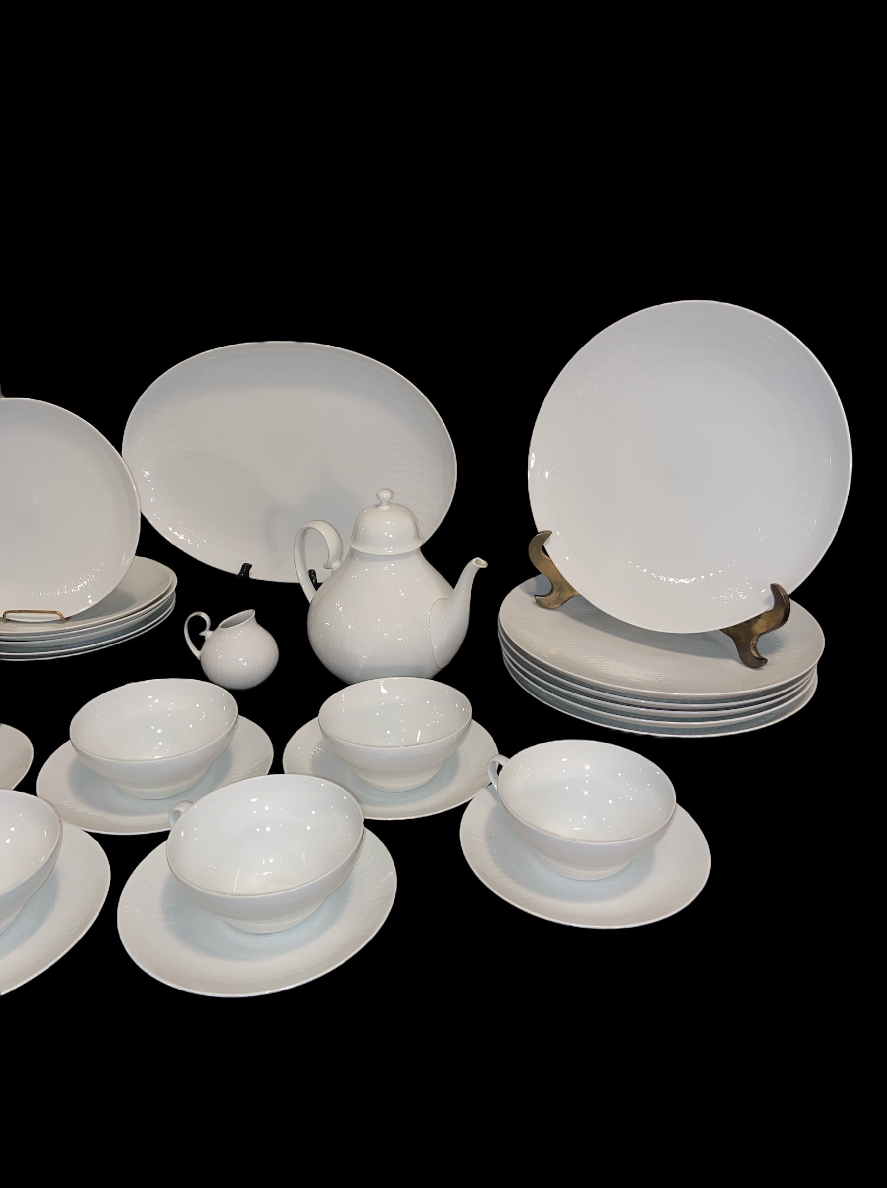 Rosenthal | Set 6 ROSENTHAL CLASSIC ROSE Mid Century Dinnerware | MutualArt