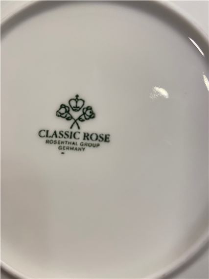 Rosenthal | Set 6 ROSENTHAL CLASSIC ROSE Mid Century Dinnerware | MutualArt