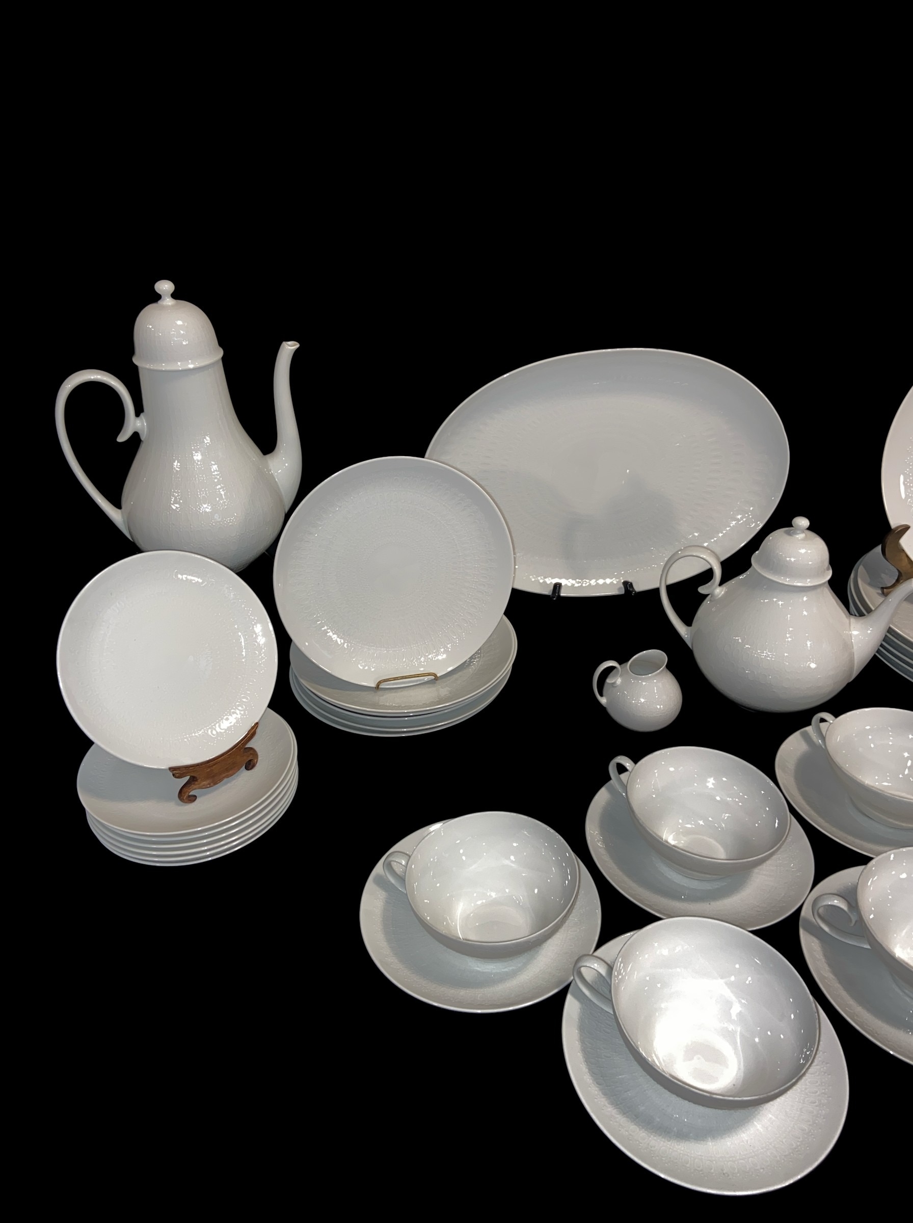 Rosenthal | Set 6 ROSENTHAL CLASSIC ROSE Mid Century Dinnerware | MutualArt
