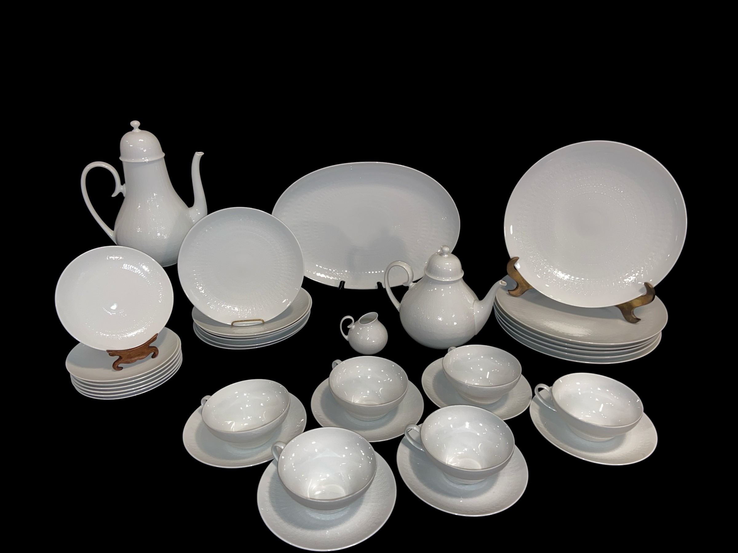 Rosenthal | Set 6 ROSENTHAL CLASSIC ROSE Mid Century Dinnerware | MutualArt