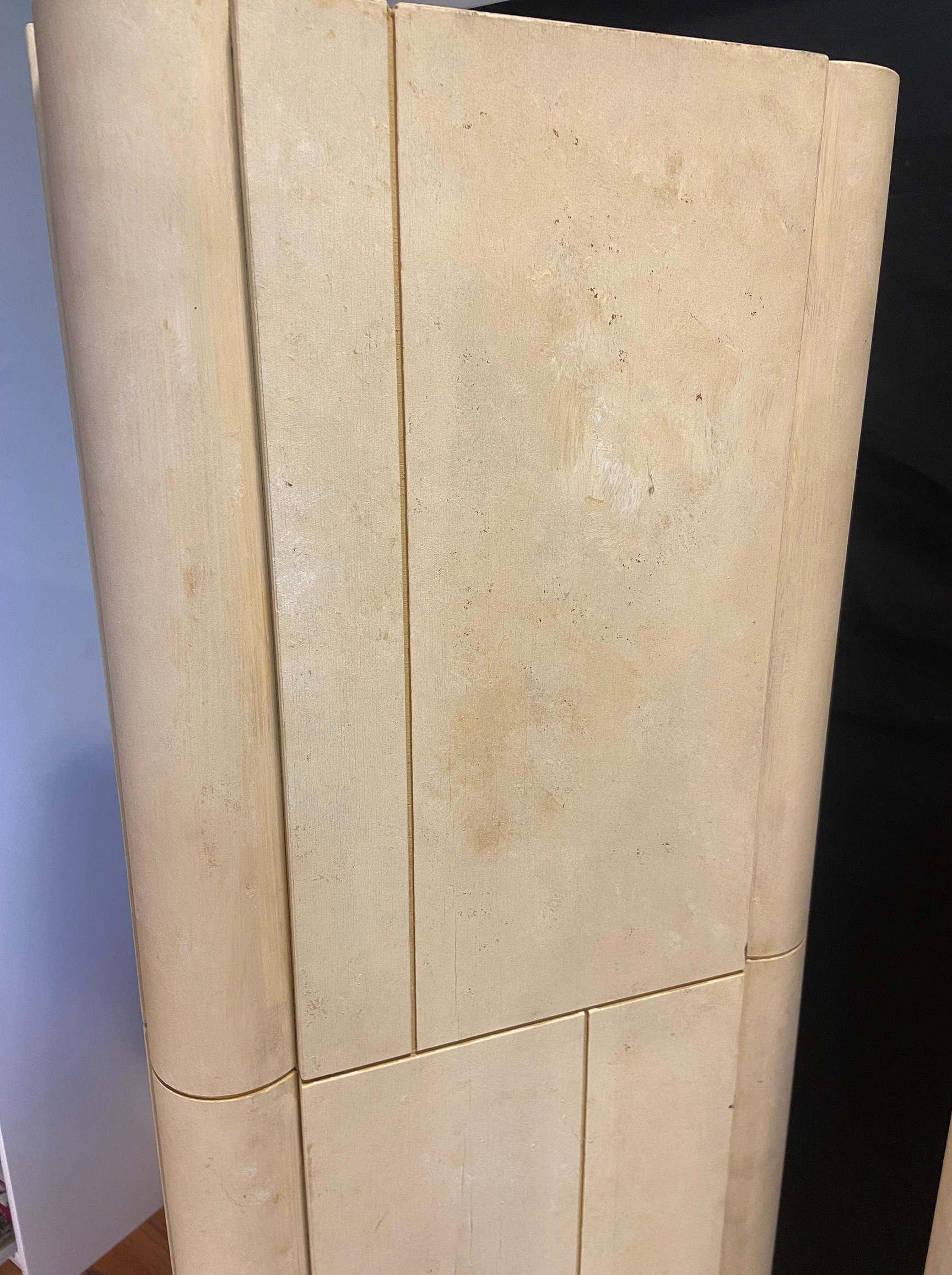 Art Deco School, 20th Century | Pair Tall Art Deco Wood Plinths | MutualArt