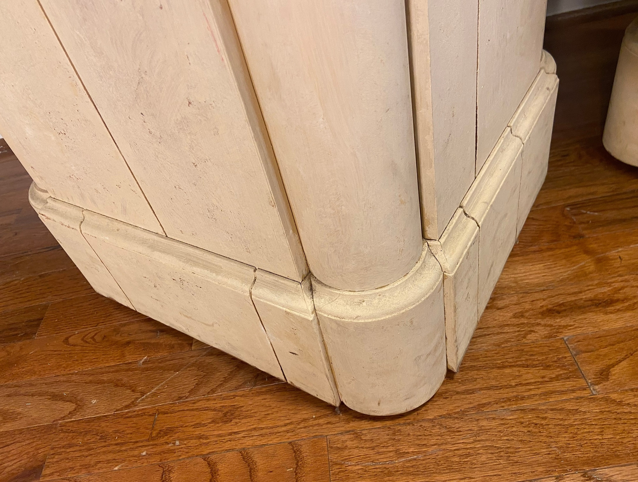 Art Deco School, 20th Century | Pair Tall Art Deco Wood Plinths | MutualArt