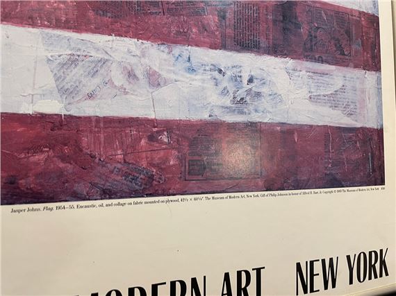 Jasper Johns | JASPER JOHNS MOMA Flag Exhibition Poster | MutualArt