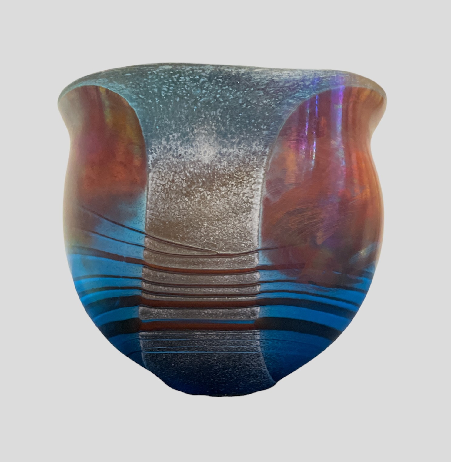 Robert Coleman | Signed ROBERT COLEMAN 2001 Art Glass Vase | MutualArt