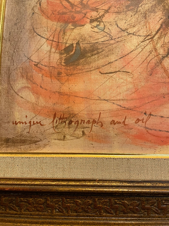 Edna Hibel | EDNA HIBEL Lithograph and Oil Painting ELSA & BABY | MutualArt