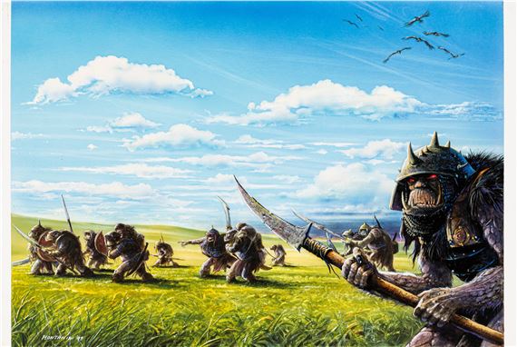 Angelo Montanini | Merry and Pippin captured by Orcs (1999) | MutualArt