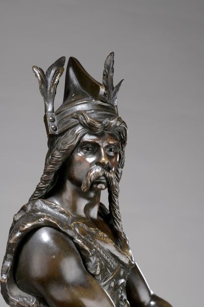 Marcel Debut | Marcel Debut (1865-1933) Vercingetorix Bronze... - Lot ...
