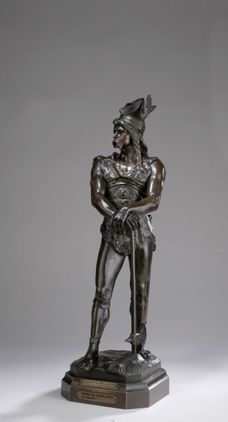 Marcel Debut | Marcel Debut (1865-1933) Vercingetorix Bronze... - Lot ...