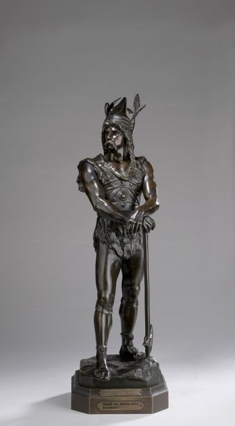 Marcel Debut | Marcel Debut (1865-1933) Vercingetorix Bronze... - Lot ...