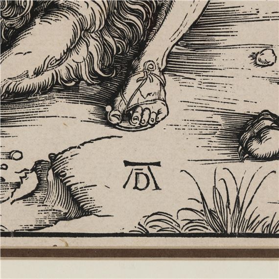 Albrecht Dürer | Samson Fighting with the Lion (1496 - 1497) | MutualArt