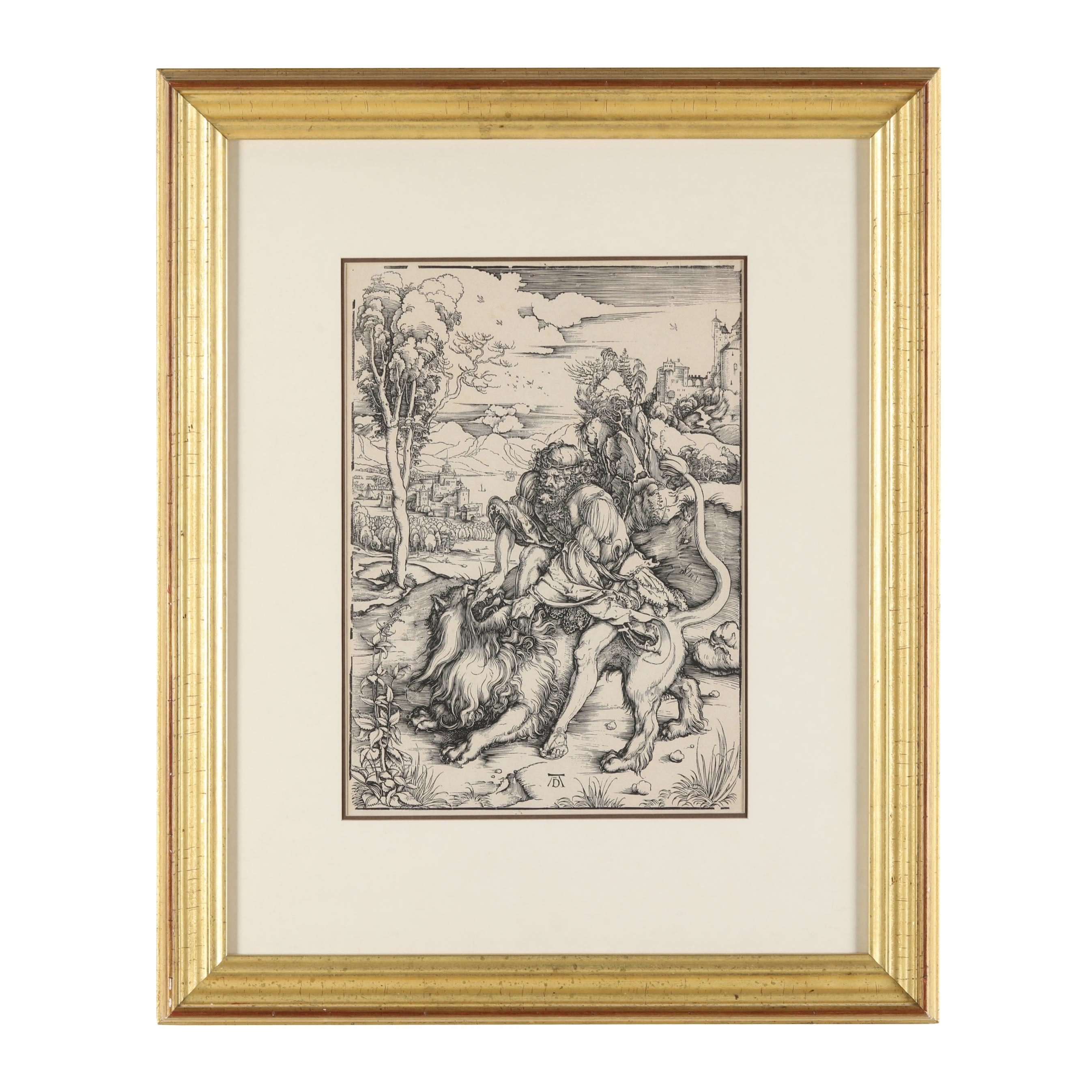Albrecht Dürer | Samson Fighting with the Lion (1496 - 1497) | MutualArt
