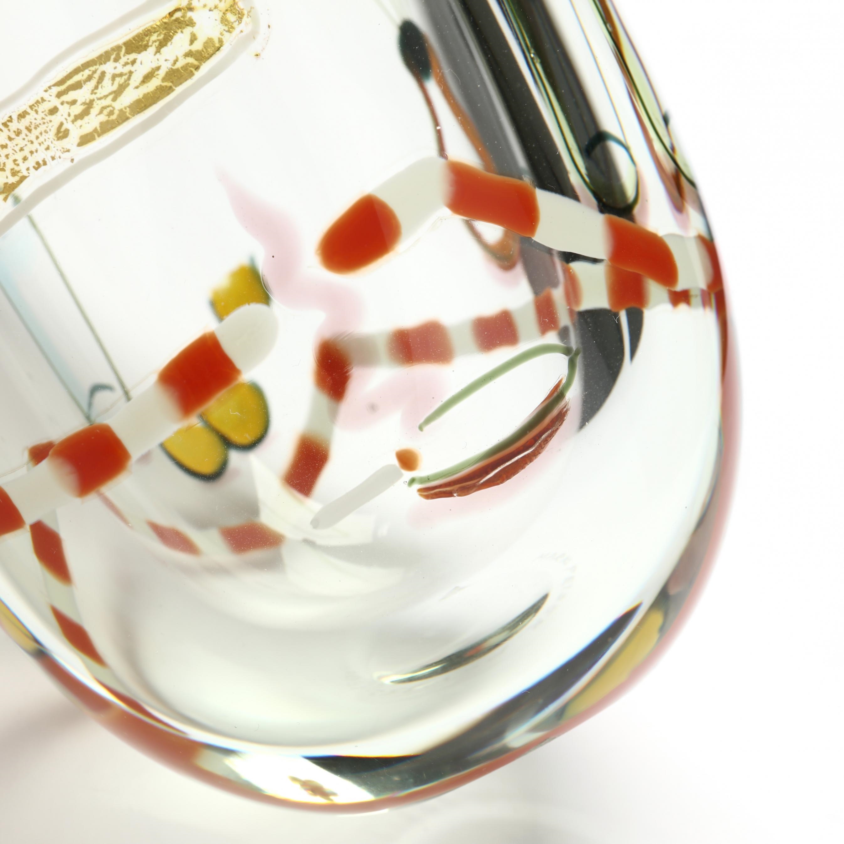 Mark Peiser | PWV Pictorial Still Life Glass Vase (1981) | MutualArt