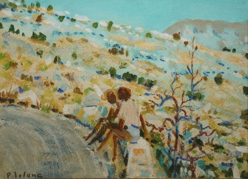 Pierre Lelong | Women at the roadside | MutualArt
