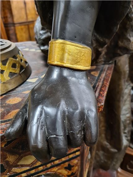 Louis Hottot | A LATE 19TH CENTURY MASSIVE LIFE SIZE BRONZED ...