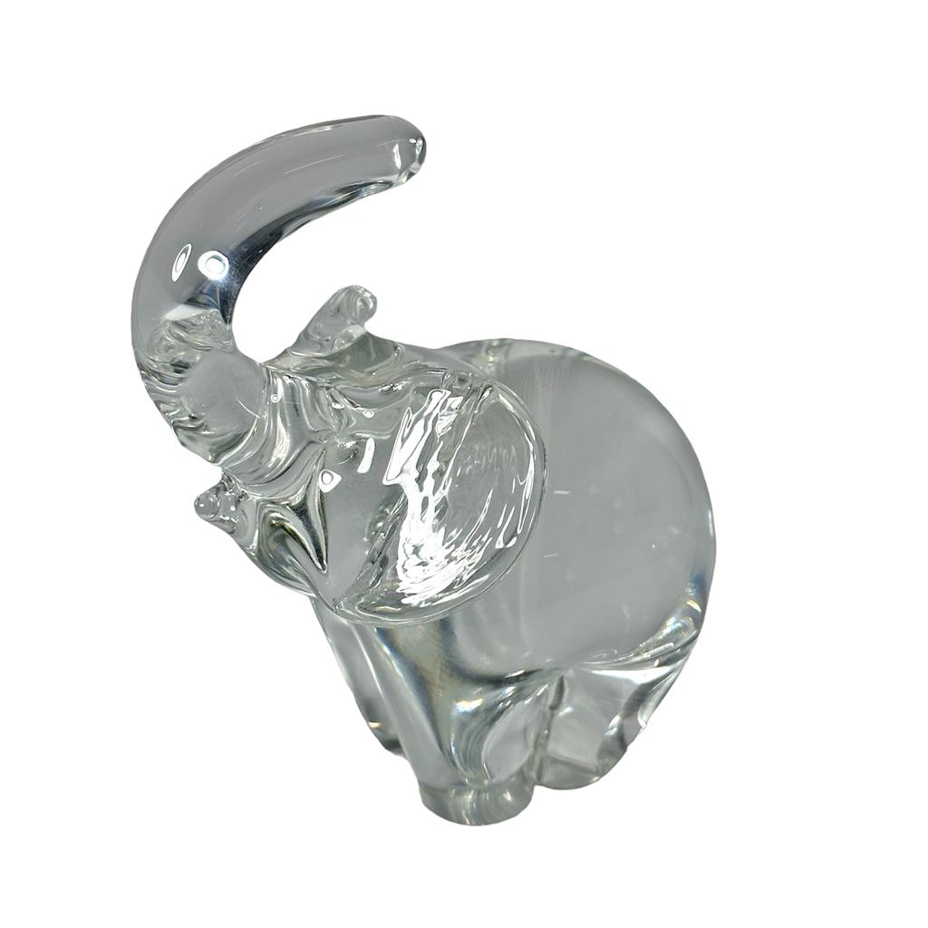 Alan Fox | Clear Glass handmade Elephant (2001) | MutualArt