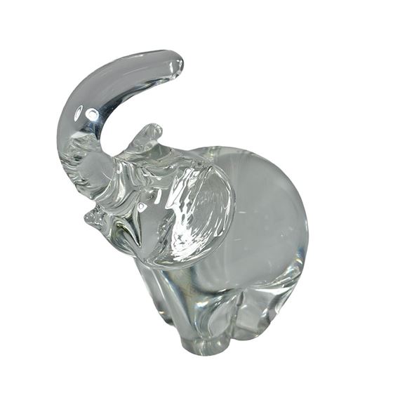 Alan Fox | Clear Glass handmade Elephant (2001) | MutualArt