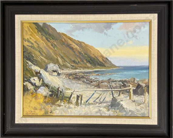 Don Neilson | Don Neilson - Pukerua Bay - Oil on Board | MutualArt