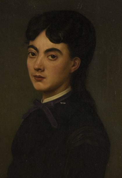 Pierre Cabanel | Portrait of a young woman (1869) | MutualArt