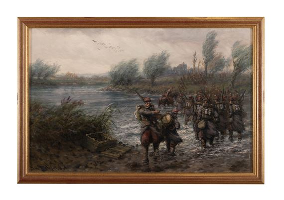 Thomas Rose Miles | The Advance Guard and Crossing the Ford | MutualArt