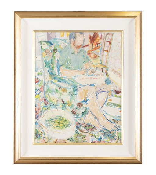 Elizabeth Cope | Shelling Peas | MutualArt