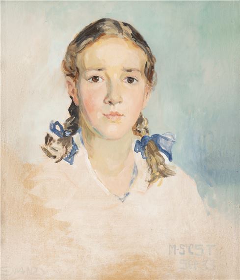 Mary Swanzy | Portrait of Mary St. Claire Swanzy Tullo (1933) | MutualArt