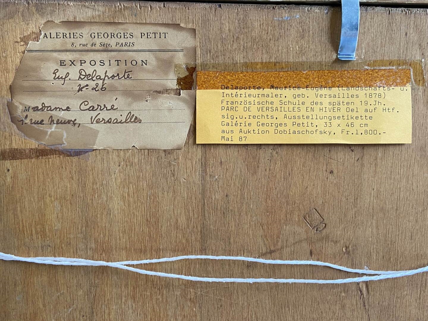 Maurice Eugene Delaporte | Parc de Versailles en Hiver | MutualArt