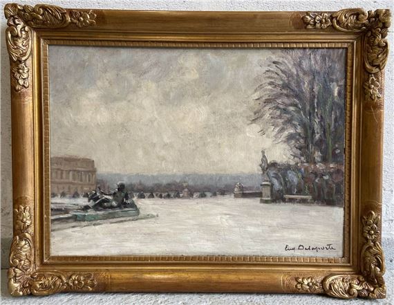 Maurice Eugene Delaporte | Parc de Versailles en Hiver | MutualArt
