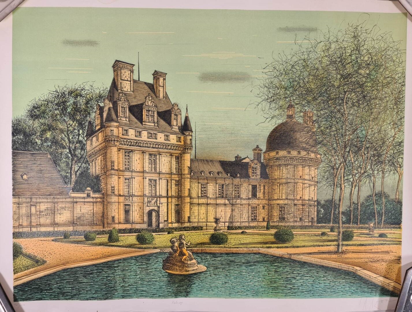 Jean Carzou | Château de Valencay | MutualArt