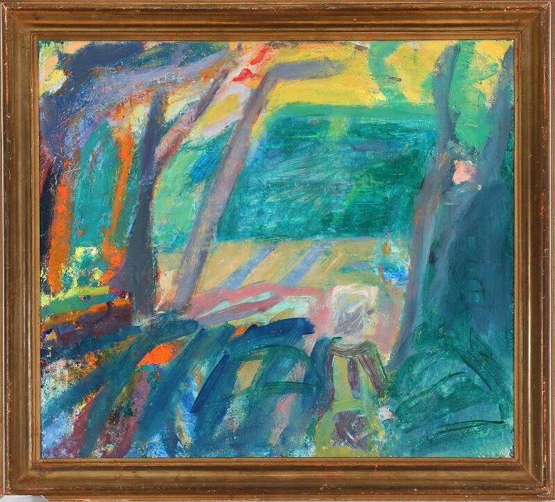 Erik Hoppe | Figure in Søndermarken (Circa 1960) | MutualArt