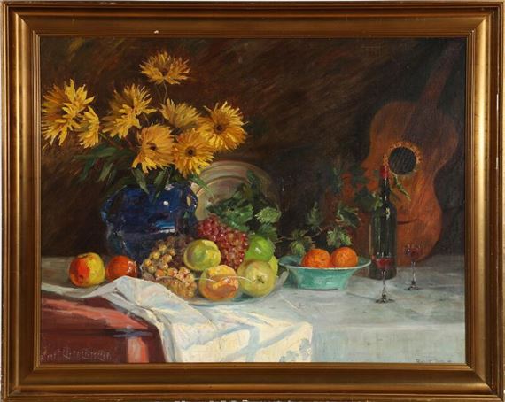 Robert Panitzsch | Still life with fruit (1937) | MutualArt