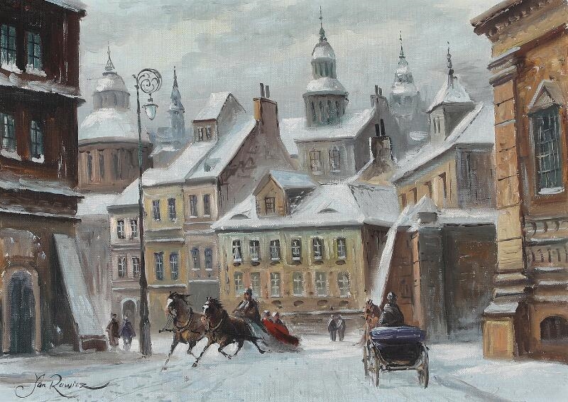 Jan Rawicz | Winter scenery from Warsaw | MutualArt