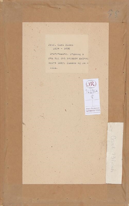 Otto Bache | Study for Samson og Dalila | MutualArt