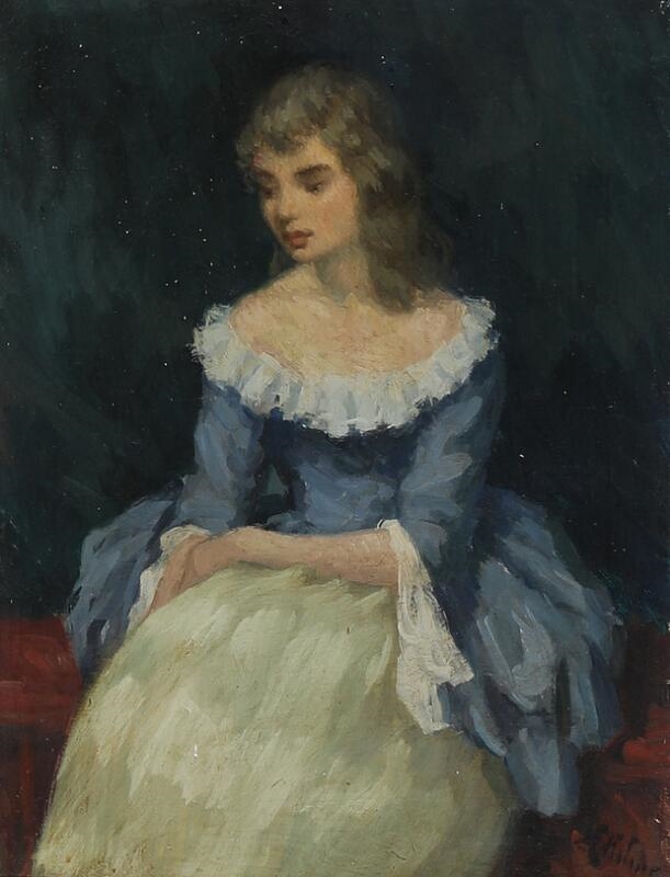 Helge Helme | A woman reading | MutualArt