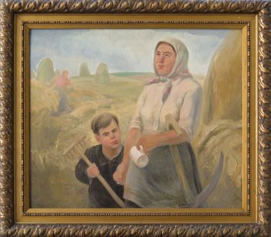 Jekabs Strazdins | Ražas novākšana (1939) | MutualArt