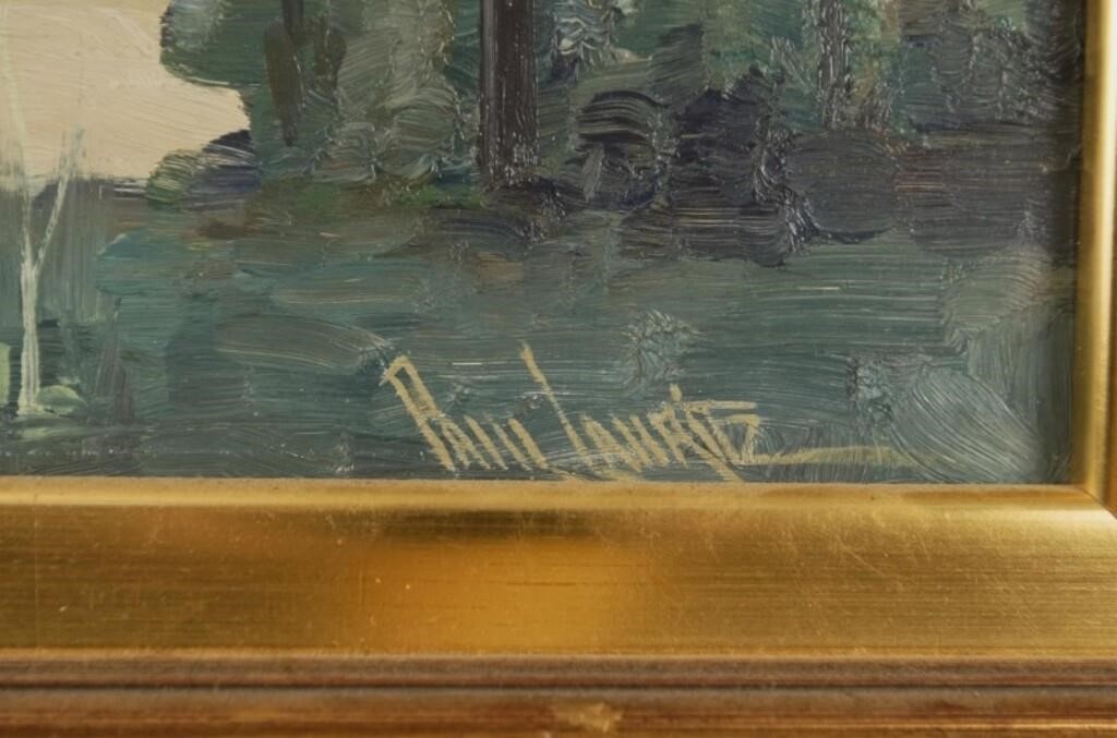 Paul Lauritz | Paul Lauritz oil on board landscape | MutualArt