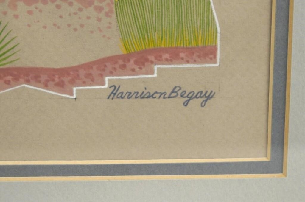 Harrison Begay | Harrison Begay gauche Girl with Horse | MutualArt