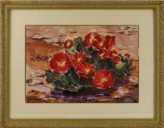 Conrad Buff | Conrad Buff gauche - desert flowers | MutualArt
