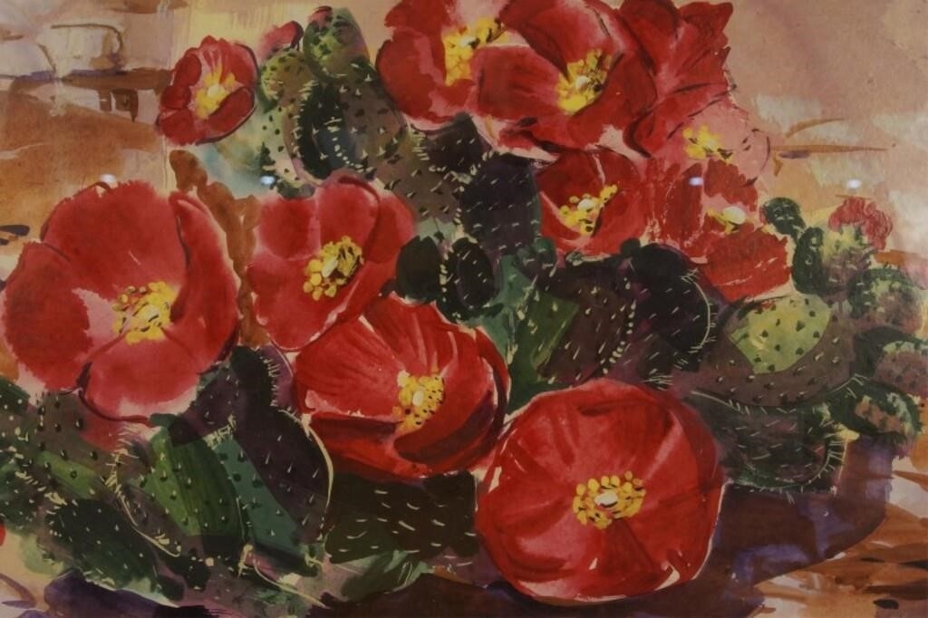 Conrad Buff | Conrad Buff gauche - desert flowers | MutualArt