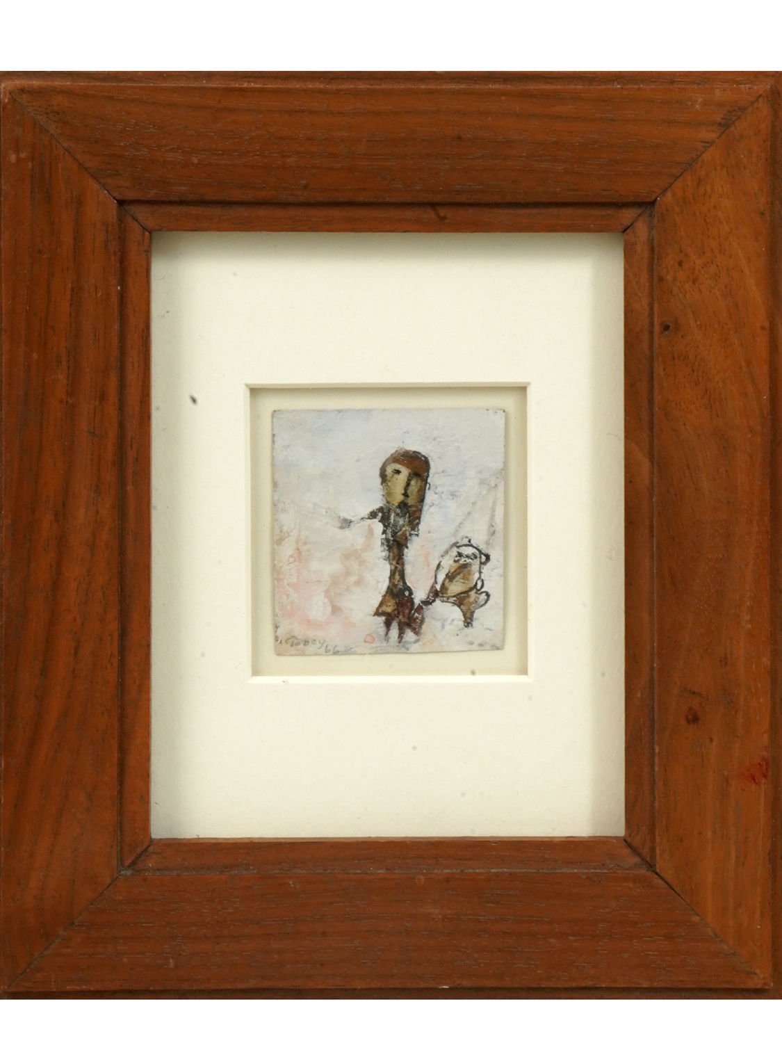 Mark Tobey | A MARK TOBEY AMERICAN MIXED MEDIA MODERNIST PAINTING 1966 ...