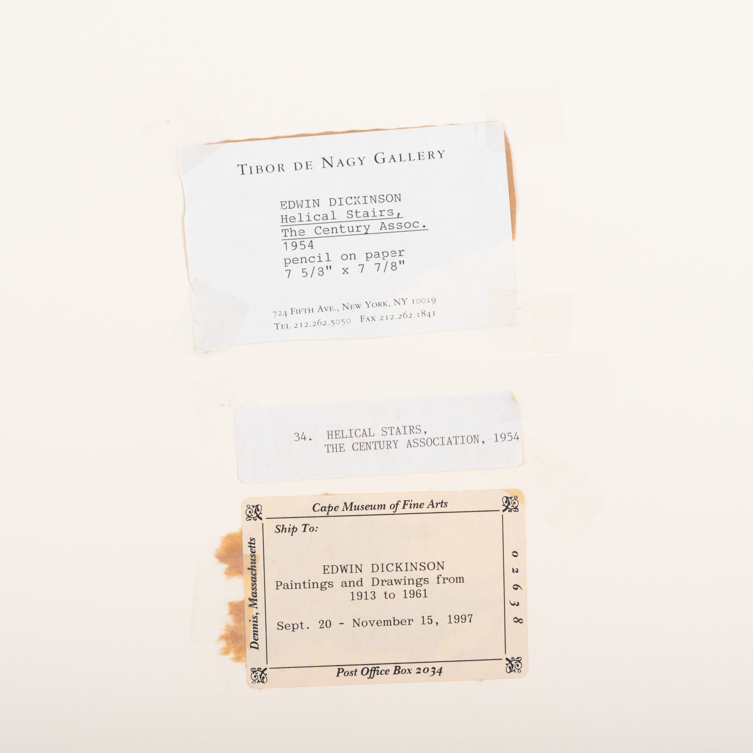 Edwin Walter‏ Dickinson | Staircase (1954) | MutualArt