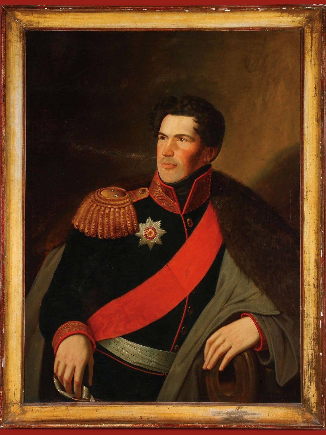 Russian School | A RUSSIAN GENERAL HANS FAESI OIL ON CANVAS PAINTING ...