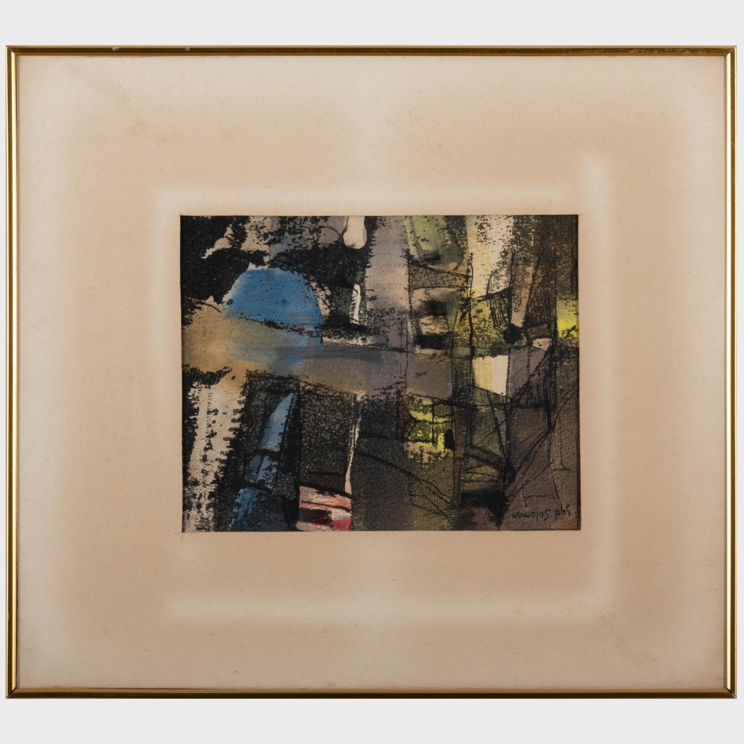 Syd Solomon | Bridgescape (1963) | MutualArt