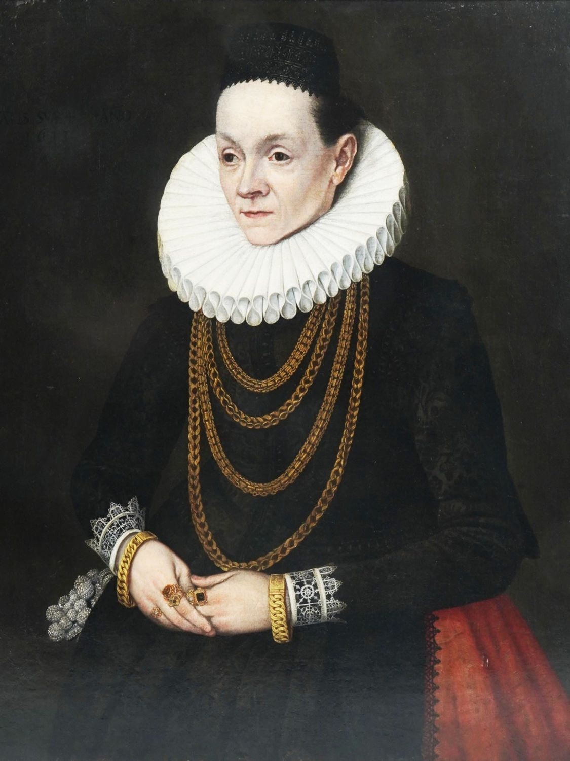 Lorenz Strauch | A LORENZ STRAUCH OIL PAINTING OF A NOBLEWOMAN, CA ...