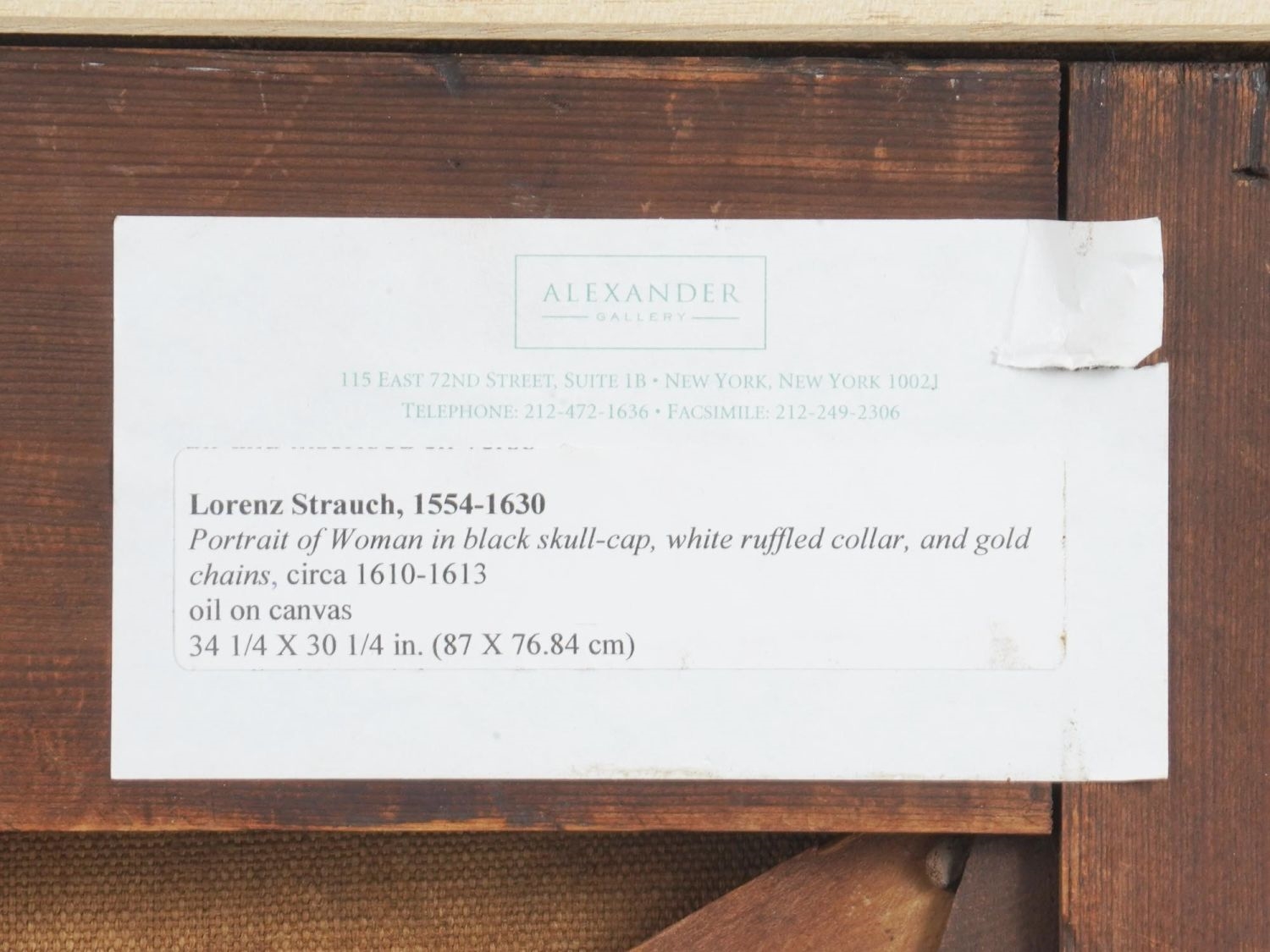 Lorenz Strauch | A LORENZ STRAUCH OIL PAINTING OF A NOBLEWOMAN, CA ...